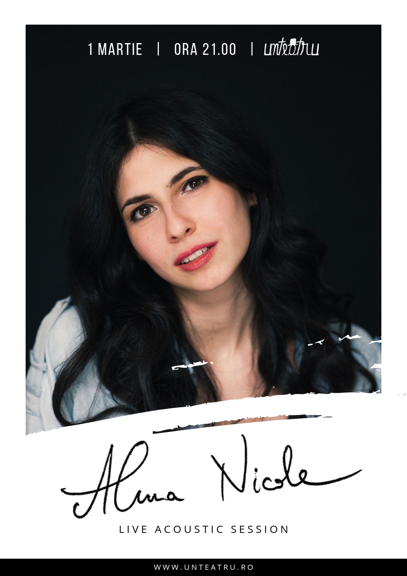 Bilete: Alma Nicole – Concert, 1 March 2019, 21.00, București